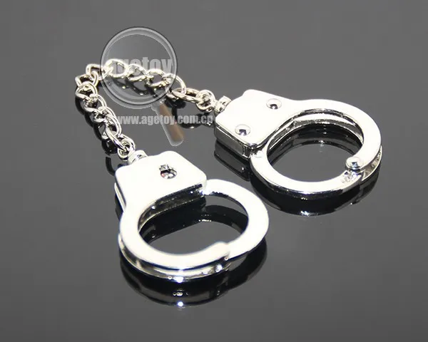 Punk Style Handcuffs Shaped Alloy Promotional Bulk In Stock Metal Mini ...