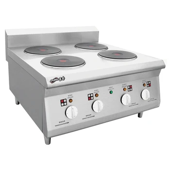 Commercial 4 Burner Electric Hot Plate Cooker - Buy Electric Hot Plate ...