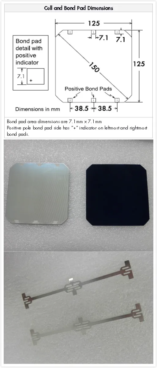 3.6W Sunpower C60 Solar Cells - High Efficiency & Durability