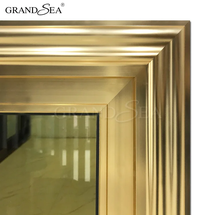 Latest Design Golden Color Double Glazed Aluminium Window - Buy Latest ...