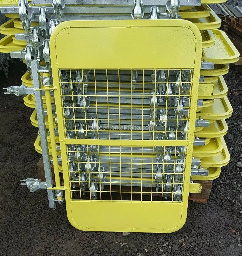 QUEEN Spring Loaded Self Closing Scaffold Ladder Access Swing Gate