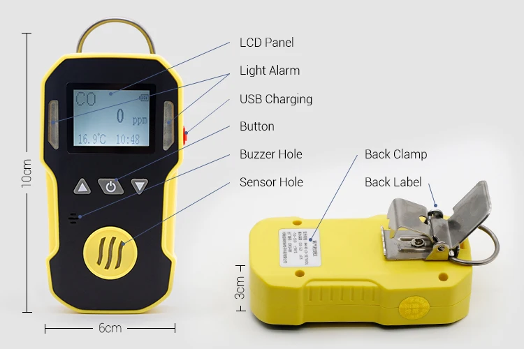 Bosean Bh-90a Handheld Portable 0-100ppm Ammonia Meter H2s Single Gas ...
