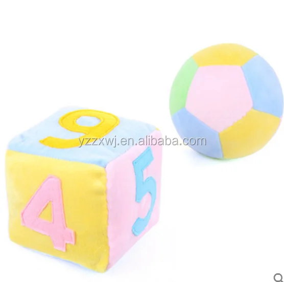 Free Sample Plush Square Shape Toys For Baby Stuffed Soft Square ...
