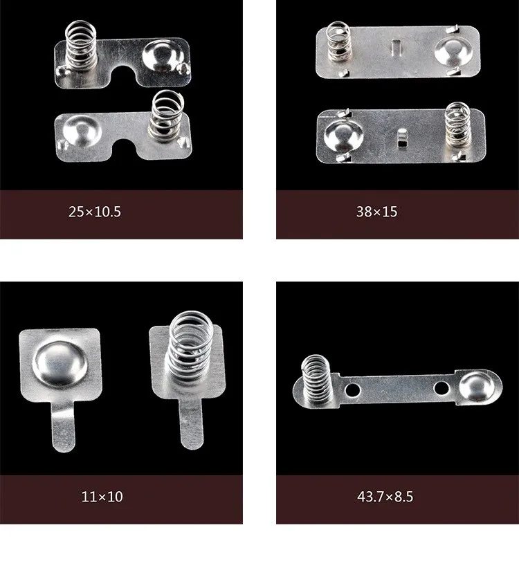 High Precision Battery Leaf Spring Contact Connector Nickel Plated ...