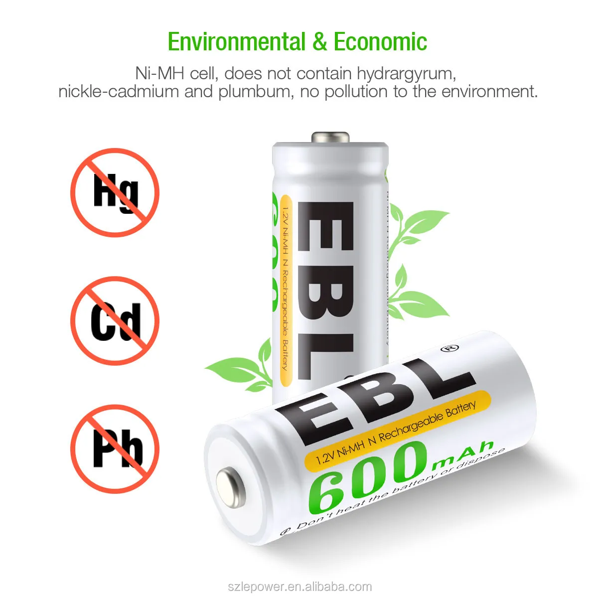 600mah E90/lr1/am5/mn9100 N Size Batteries,N Rechargeable Nicd Battery ...