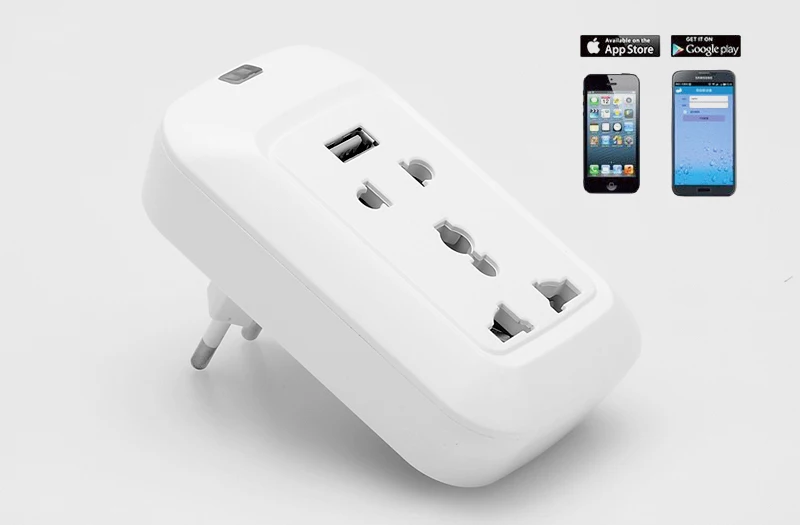 2200w 10a Smart Home 3 Port Wall Wifi Socket Support Time Control And ...