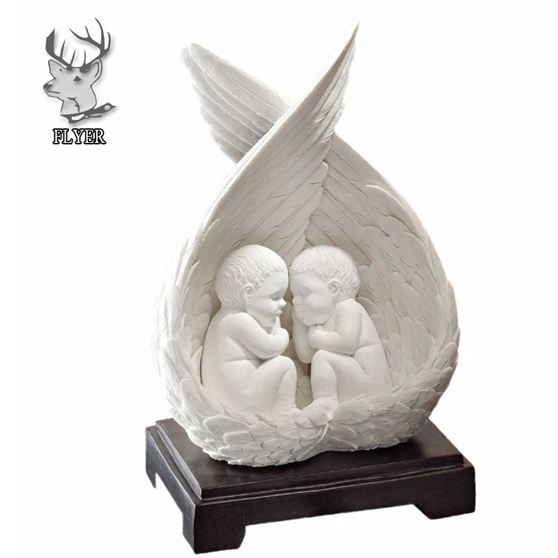Lovely Angel Statue Small White Marble Angel Baby Statue - Buy Marble ...