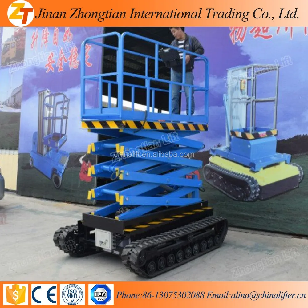 6m Tracked Self Propelled Scissor Lift - Versatile & Durable