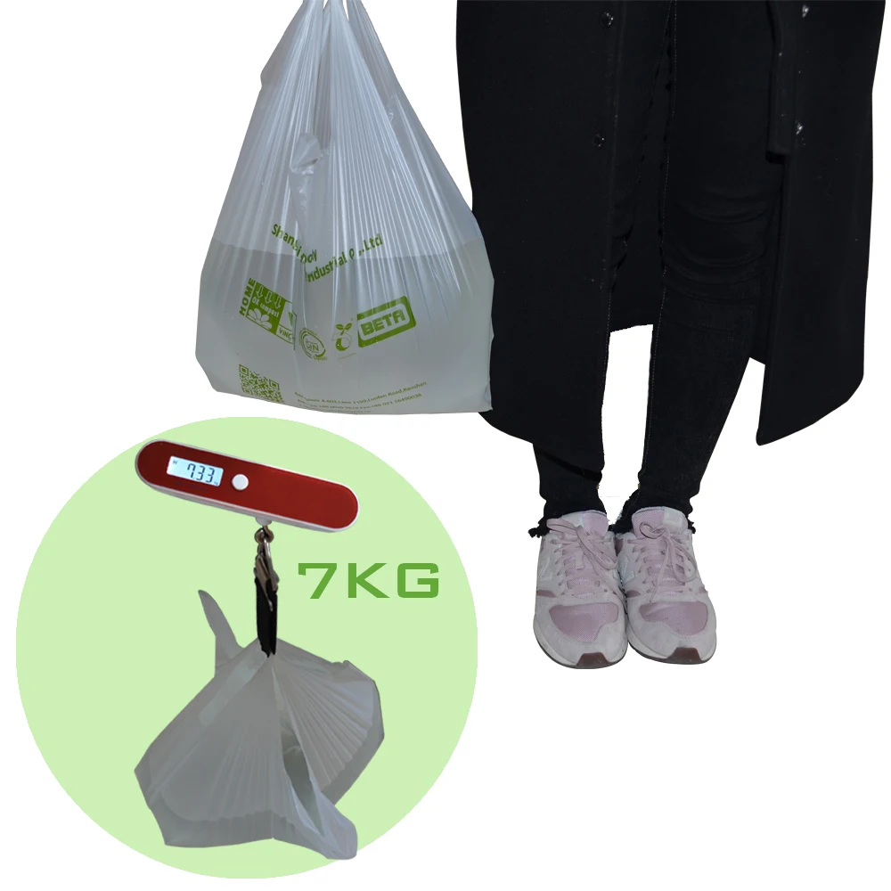 Hotsell Compostable Plastic Polylactic Acid Bag With Handle - Buy ...