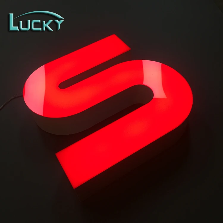 3d Outdoor Frontlit Led Acrylic Channel Letter Sign With 1:1 ...