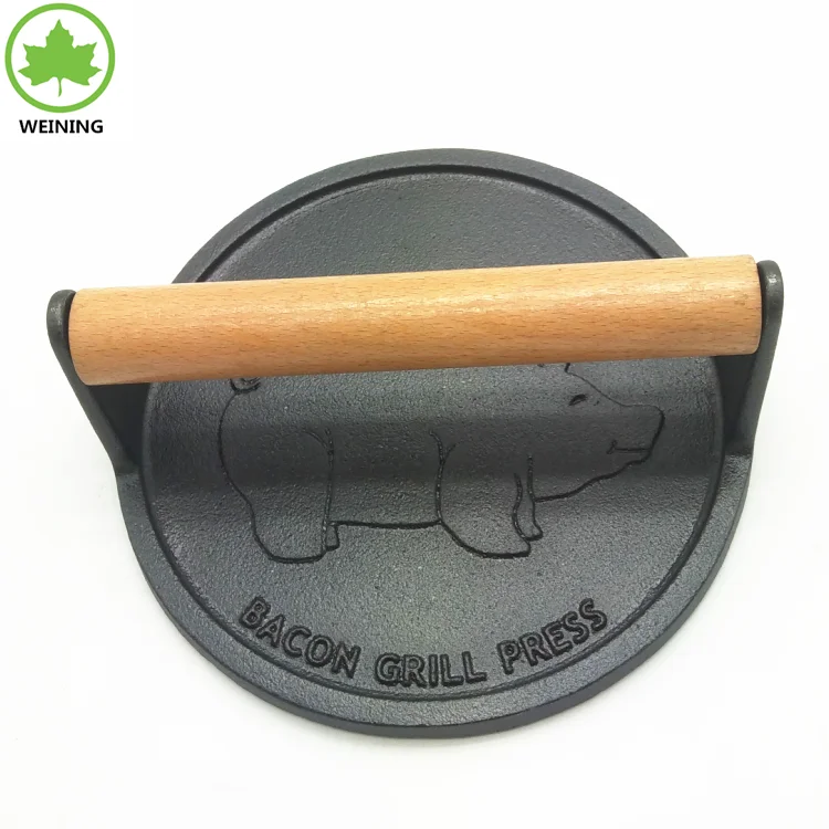 Cast Iron Steak Weight/bacon Press - Heavy-Weight Grill Press