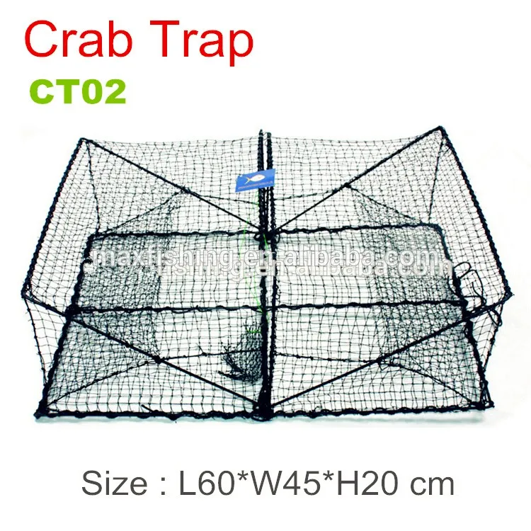 Sturable Folding Fishing Stainless Steel Wire Crab Trap