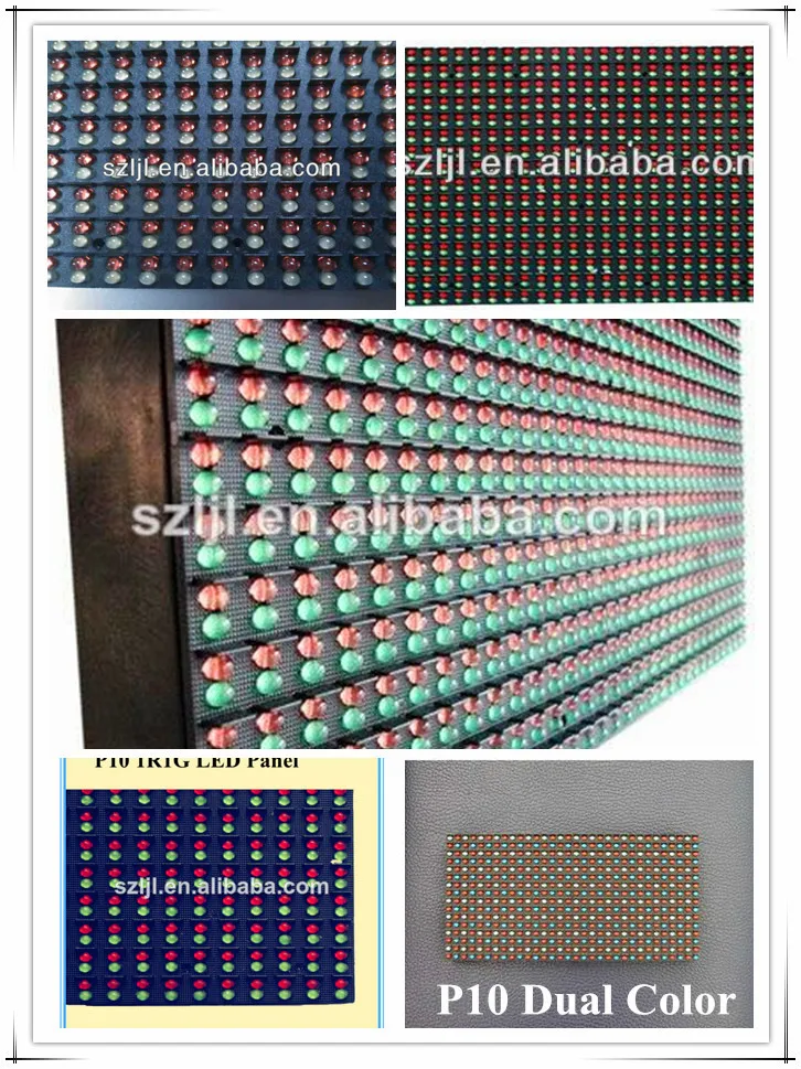 P10 Led Matrix Display Rgb 16x16(ce Compliant) - Buy P10 Matrix Display ...