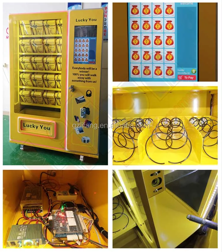Coin And Banknote Operated Mystery Box Game Vending Machine,Customized ...