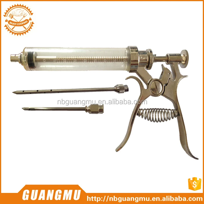 Professional Automatic BBQ Meat Marinade Injector Gun Kit