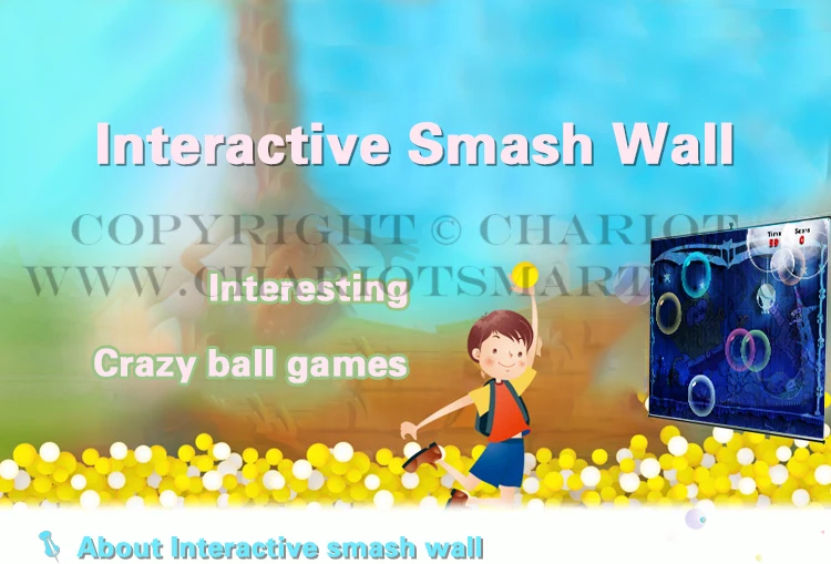 Chariot Basic Version Interactive Smash Wall Projection System with ...