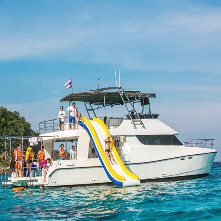Crazy Inflatable Boats - Yacht Slide for Water Parks