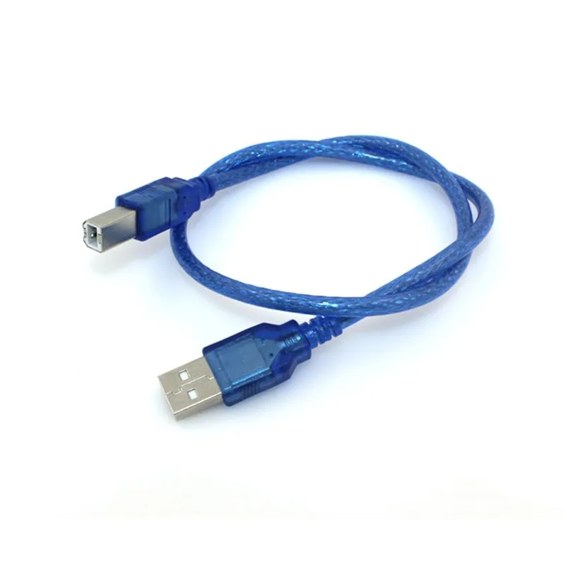 Blue Usb Cable 48cm Usb 2.0 Type A Male To B Male ( Am To Bm )adapter ...