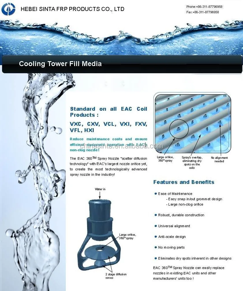 New Design Water Spray Nozzle For Cooling Tower - Buy Water Spray ...