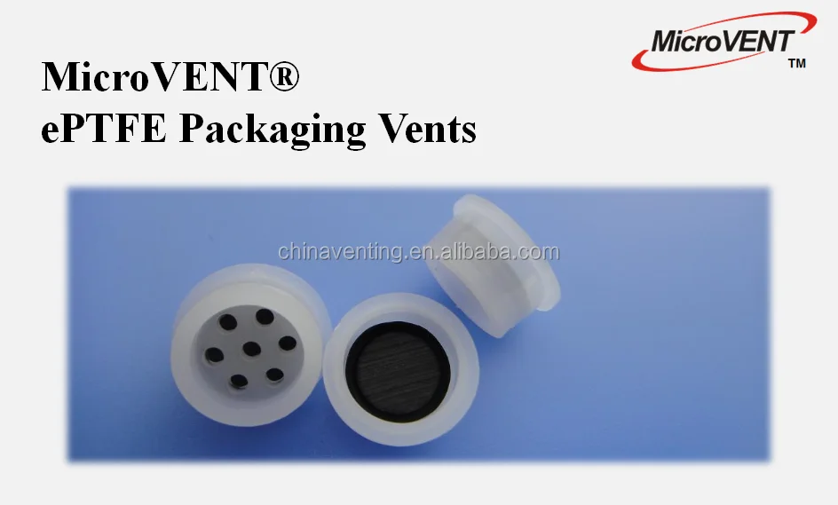 Packaging Vents Oleophobic Air Permeable Plastic Pressure Relief Vent ...
