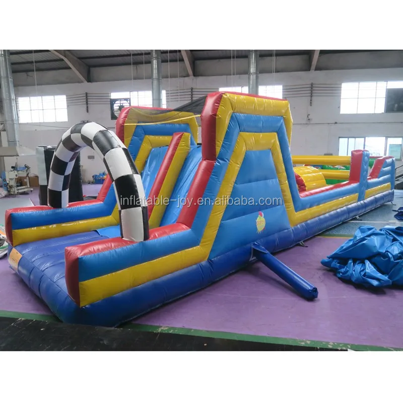 Commercial Inflatable Playground Obstacle Course,Portable Pvc Tarpaulin ...