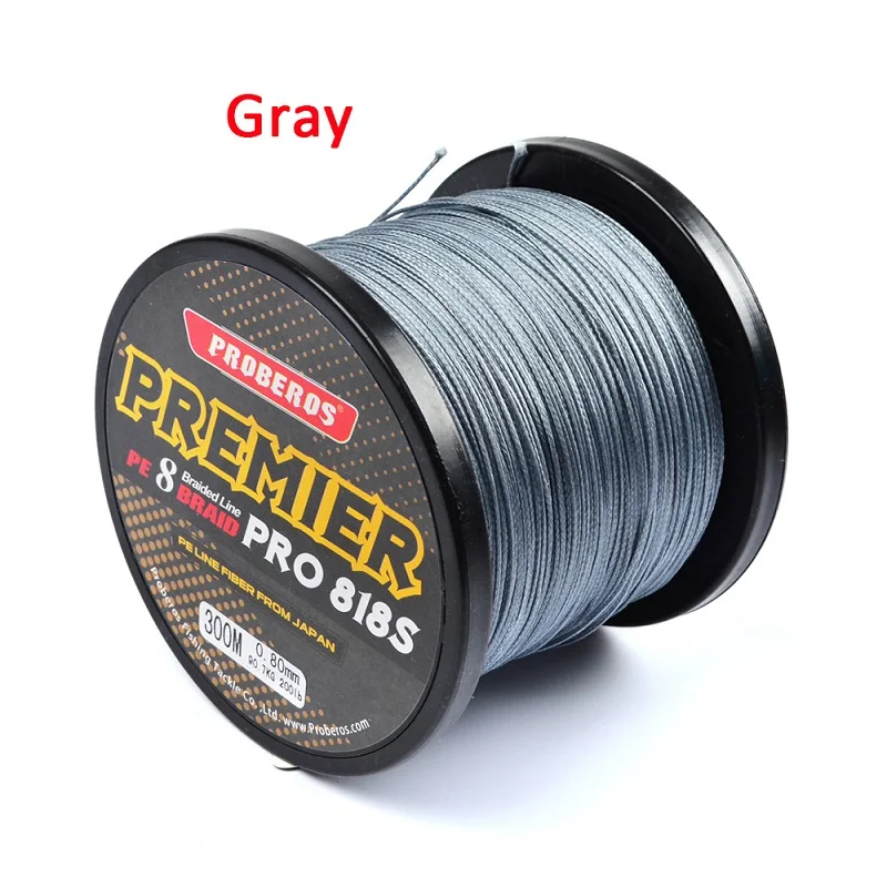 8-weaves Fishing Thread 300m Fishing Line Green/gray/blue/red/yellow ...