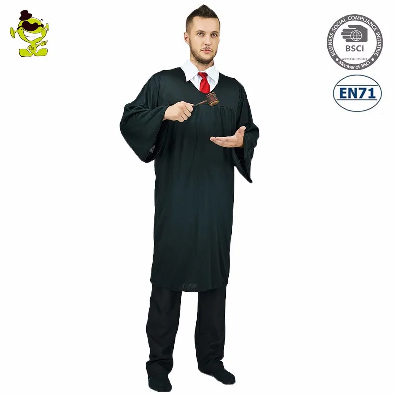 Hot Sale Dress Up Carnival Party Cosplay Judge Costume Serious Judge ...