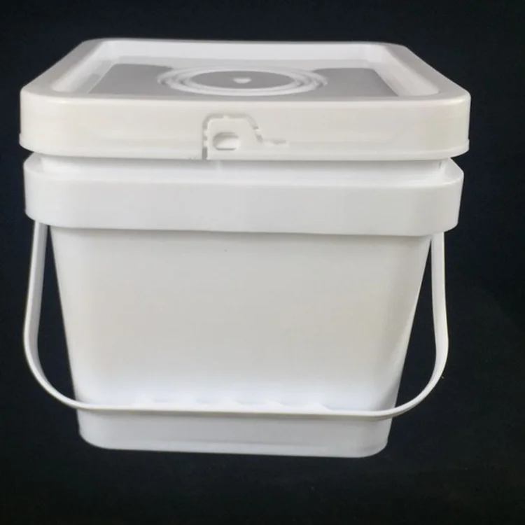 Custom Food Grade Bucket 4l Square Plastic Pail With Lids. - Buy Pail ...
