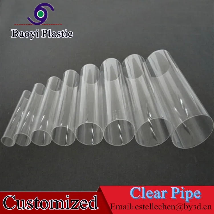 Craft Storage Shipping Round Square Clear Plastic Tube - Buy Clear ...