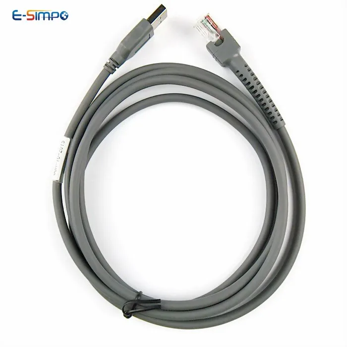 Symbol Ls2208 2mtr/7ft Cba-u01-s07zar Usb A Male To Rj45 10p10c Usb ...