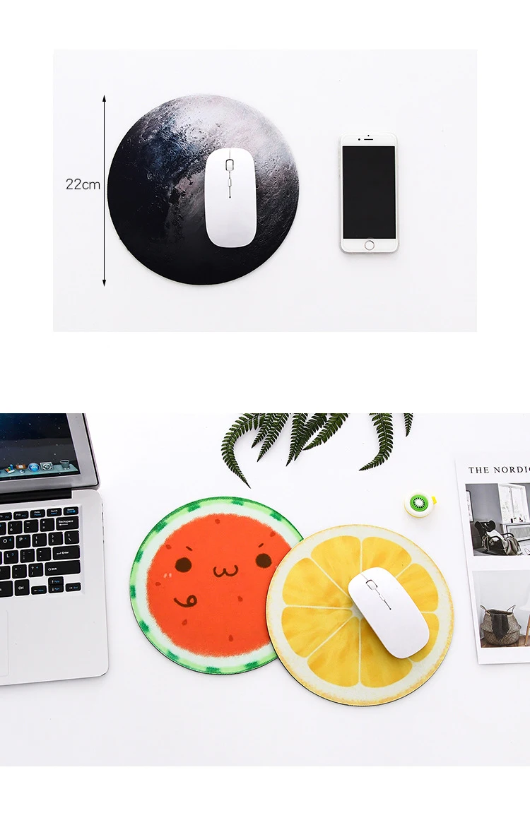 High Quality Customized Transfer Printing Round Shape Mouse Pad - Buy ...