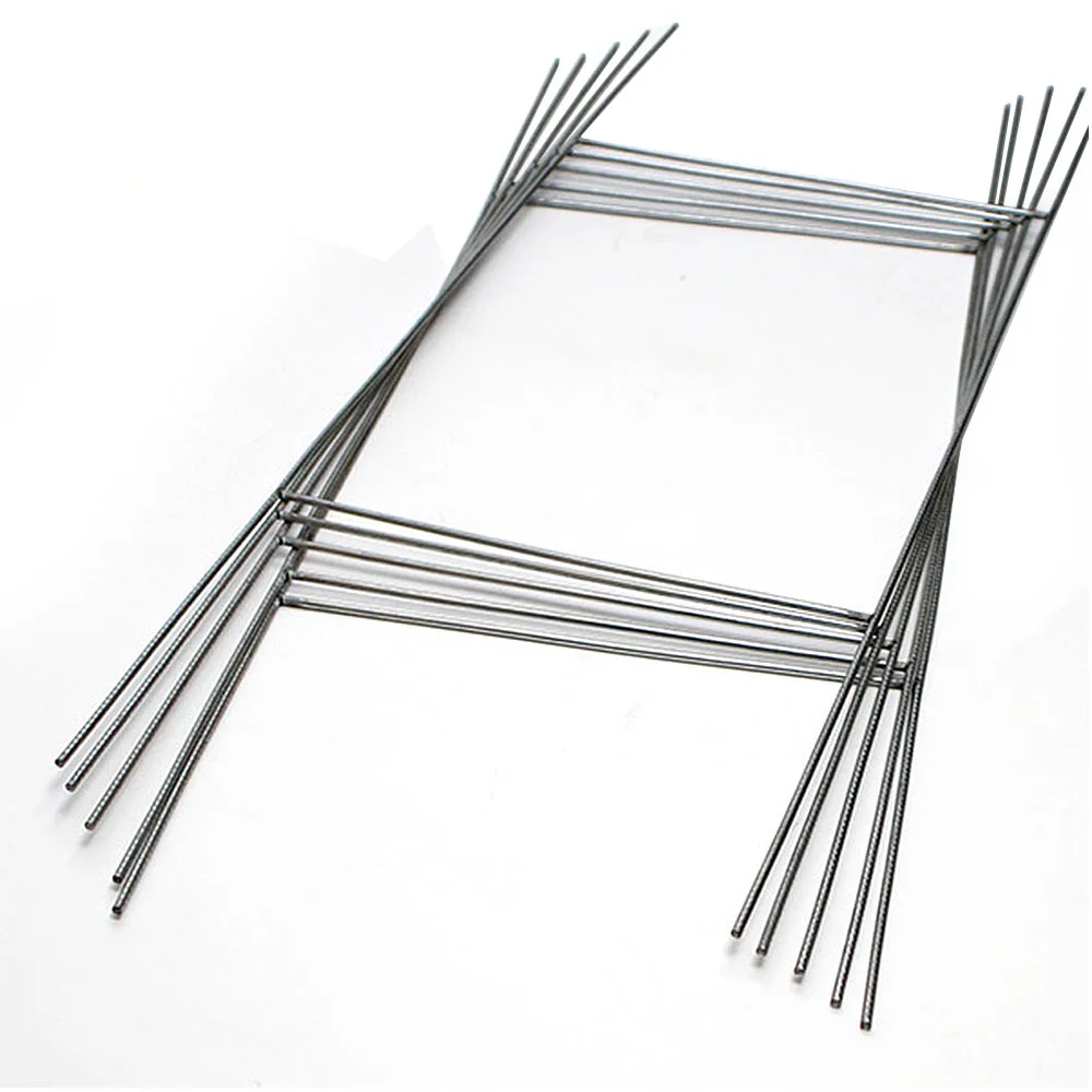 Galvanized H-Stakes - Durable Support for Flower Plants
