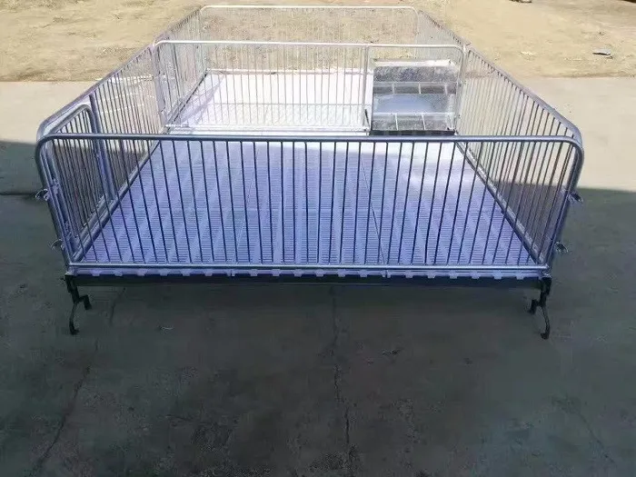Pig Weaning Equipment - Double Nursery Pen Cage for Piglets