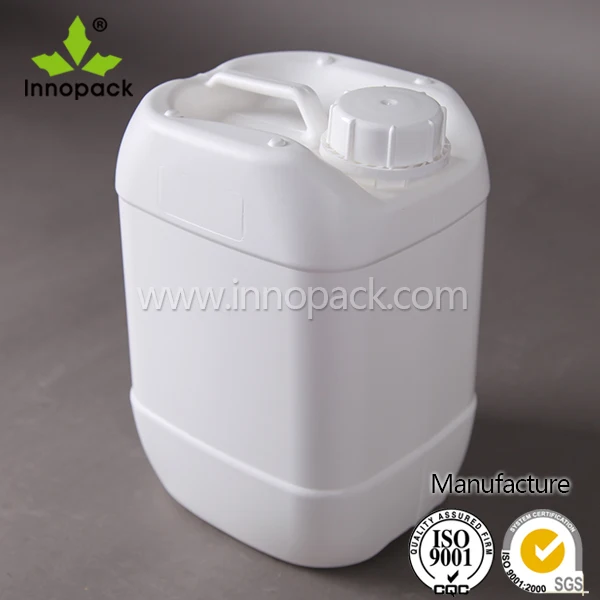 White Hdpe Plastic Pail / Oil Pail With Screw Oil Cap 10 Liter - Buy ...