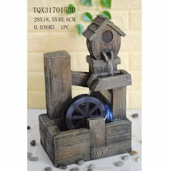 Fengshui Waterwheel Indoor Waterfall Tabletop Fountain - Buy Tabletop ...