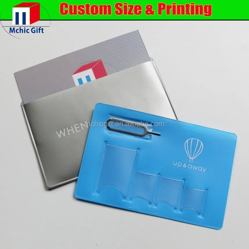 Custom Soft Pvc Business Cardholder Sim Card Holder,Soft Pvc Sim Card ...