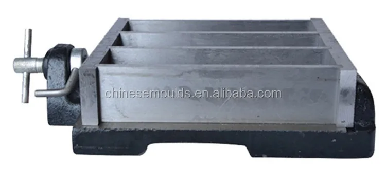 Steel Three Gang Cement Mortar Prism Test Mould 40*40*160mm