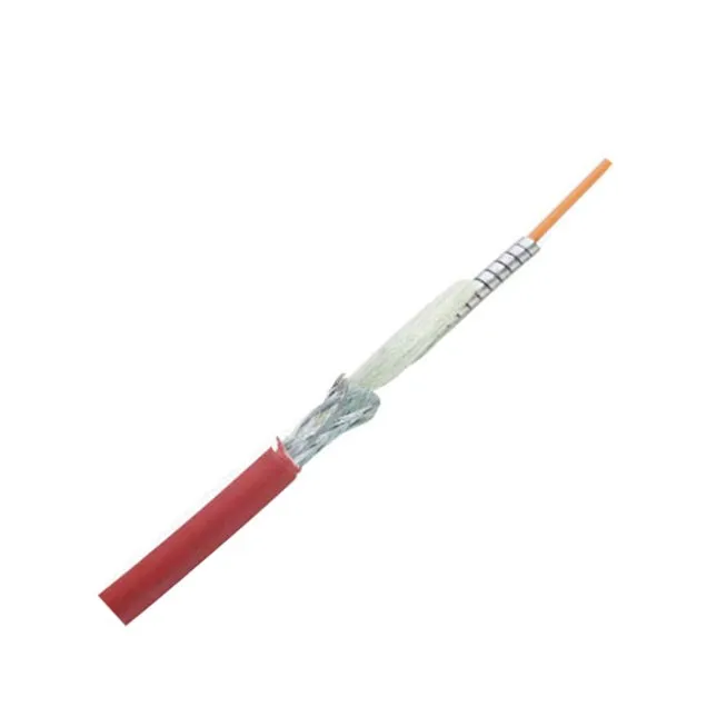 1 2 Core Multimode Armored Jacket Spiral Pipe Sensing Fiber Optic Cable ...