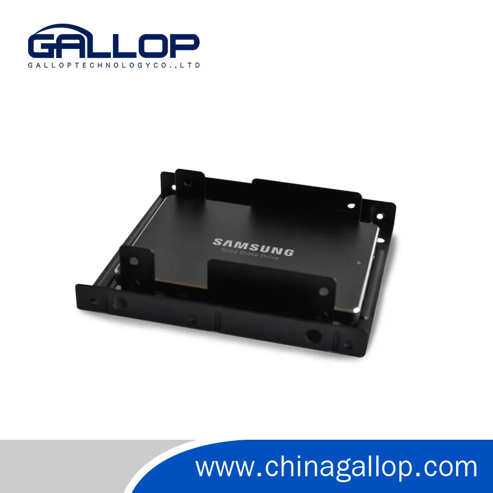 Metal Hdd Ssd Bracket Caddy Support Dual 2.5inch Hard Drive Disk To 3 ...