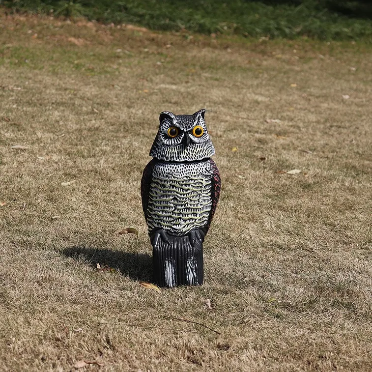 Factory Price Plastic Owl Decoy,Owl Decoy With Rotating Head - Buy Owl ...