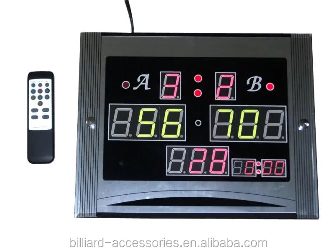 Electronic Scoreboard For Snooker Table,Pool Table Scoreboard,Billiard ...