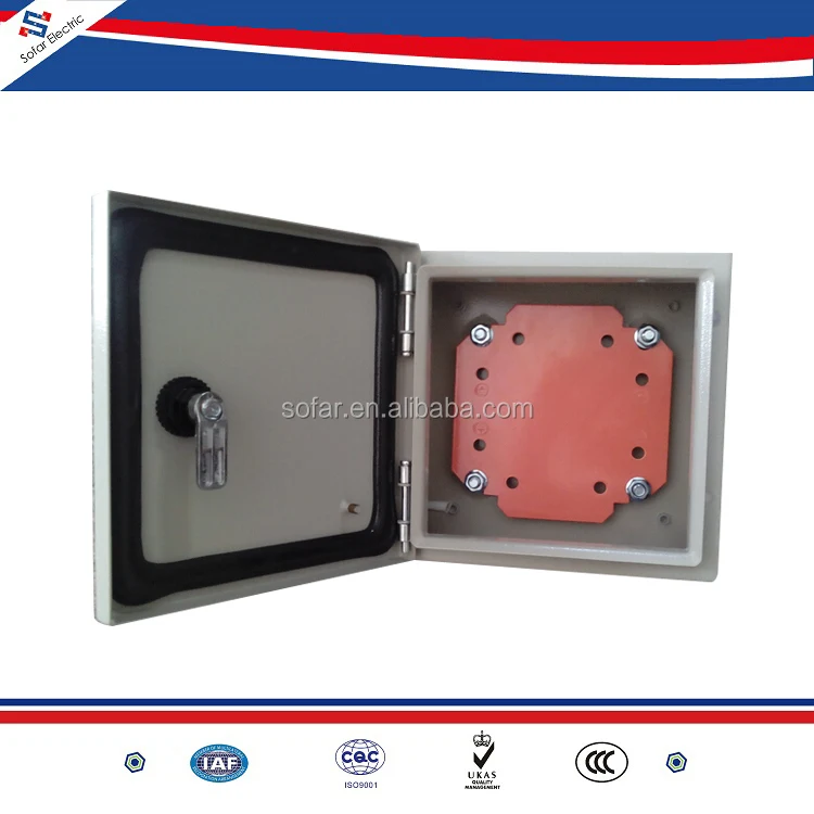 Ip65 Waterproof Outdoor Metal Enclosures 200x200x100mm - Buy Waterproof ...