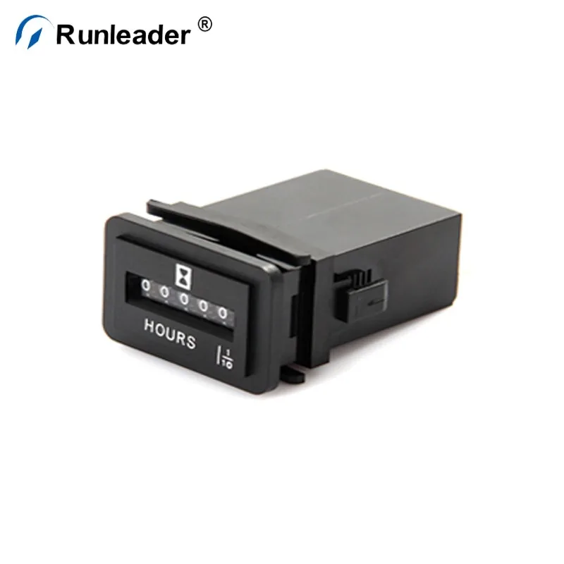 Runleader Dc Mechanical Hour Meter For Generators Motor Motorcycle Lawn ...