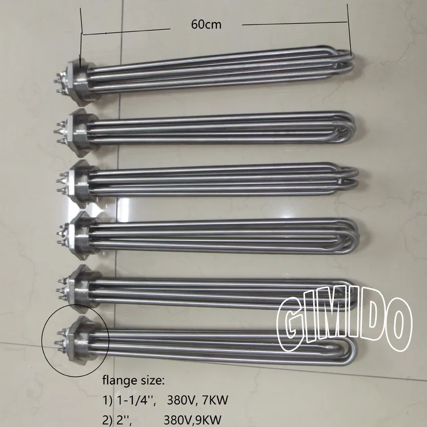 Customized Electric Heating Element Titanium Heater For Chemicals - Buy ...