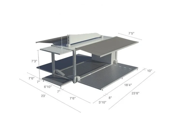 20ft Container Kiosk - Versatile Solutions for Display Racks