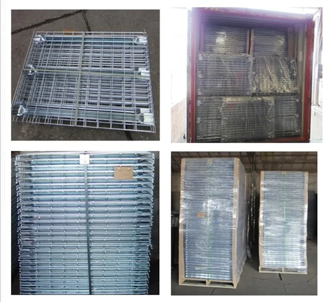 Low Price Warehouse Flared Style Wire Mesh Rack Decking/galvanization ...