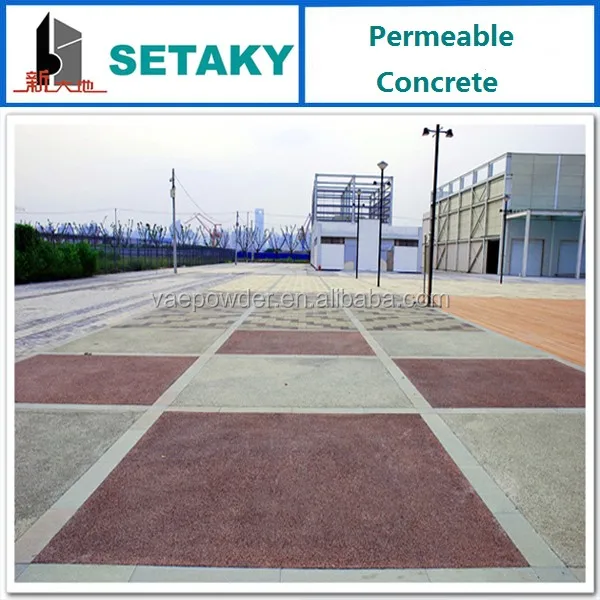Colorful Water Permeable Concrete For Sponge City - Buy Colorful Water ...