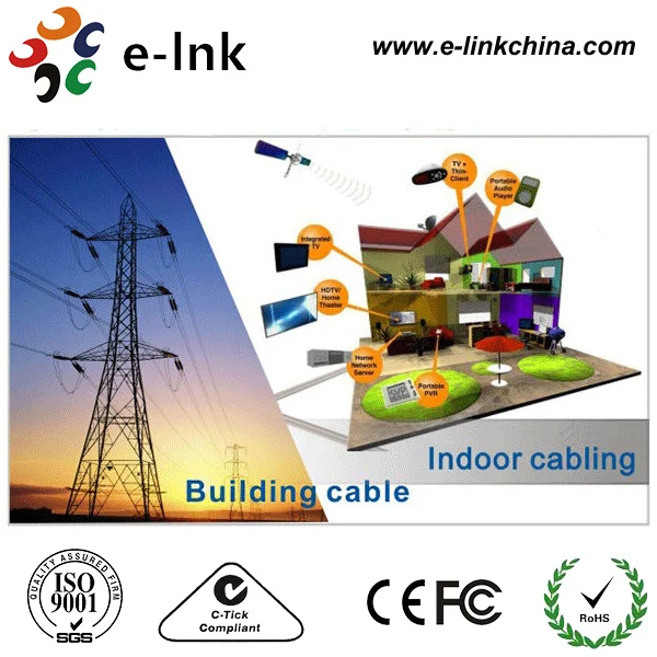 G.652/g.653/g.654/g.655 Single Mode 0.6 Mm Tight Buffer Indoor Armored ...