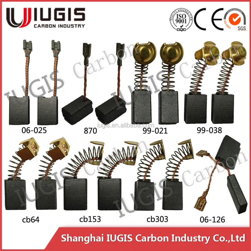 Supply Graphite Carbon Brushes For Electric Power Tools Iugis Carbon ...