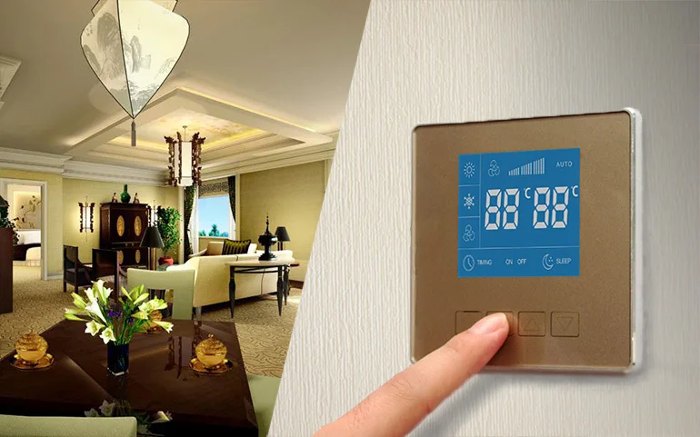 Luxury Hotel Central Air-conditioning Control Panel,Touch Control And ...